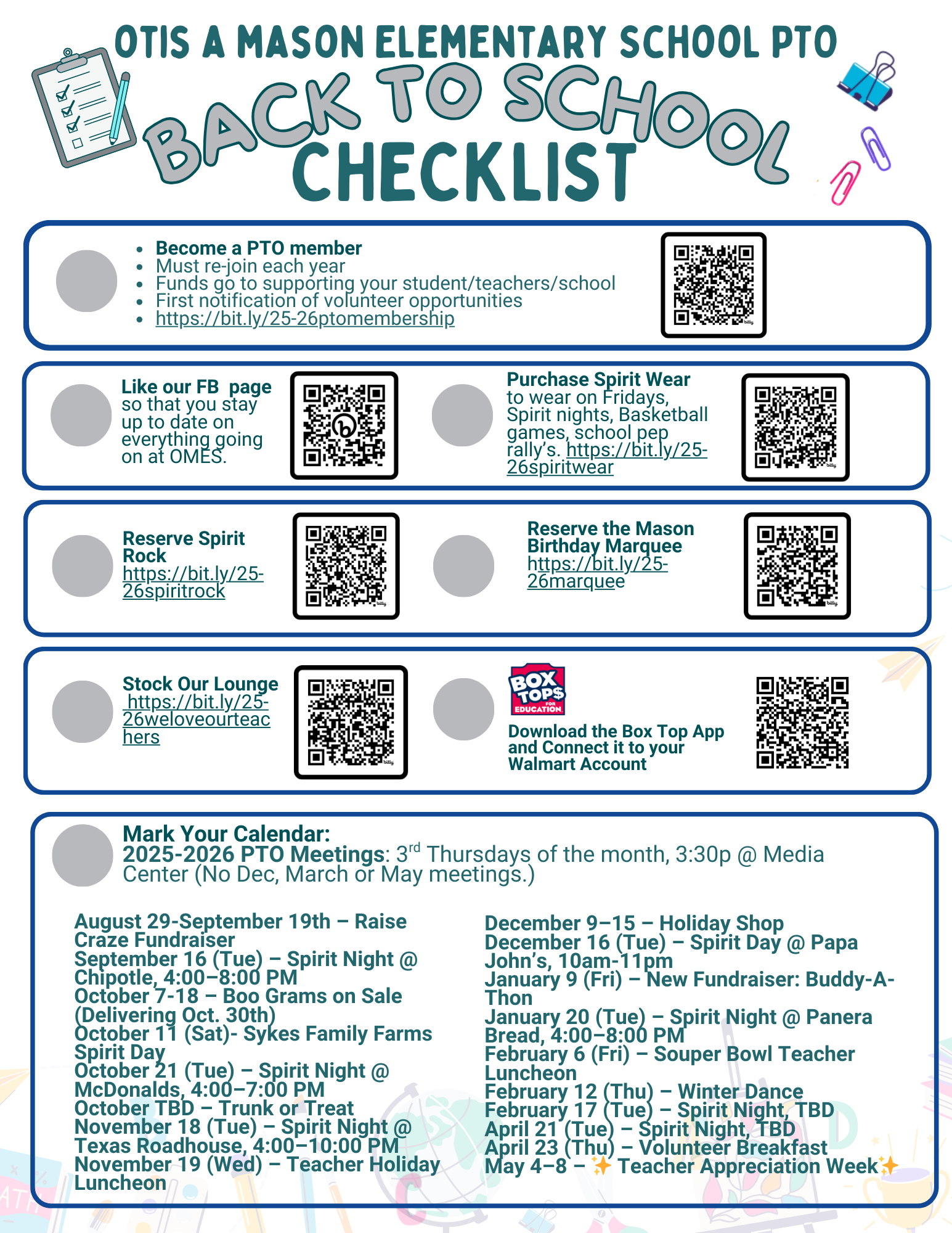 Parent Teacher Organization (PTO)